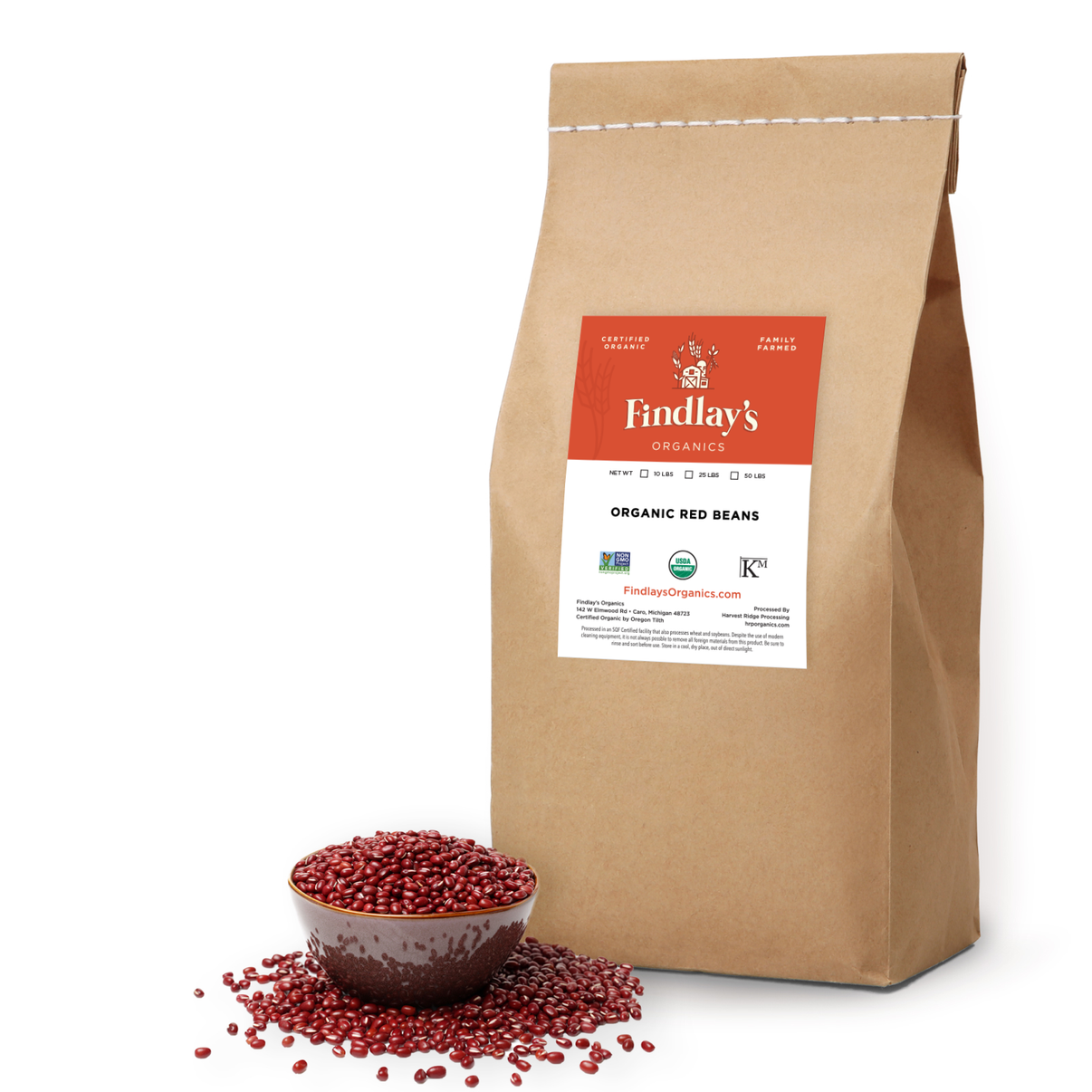 Red Beans // Michigan Grown, USDA Organic Certified, Non-GMO – Findlay ...